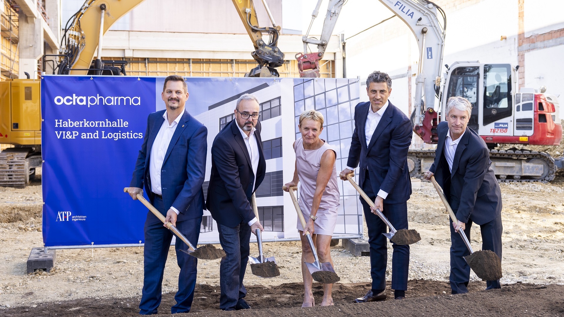 Octapharma: Großer Spatenstich in Wien